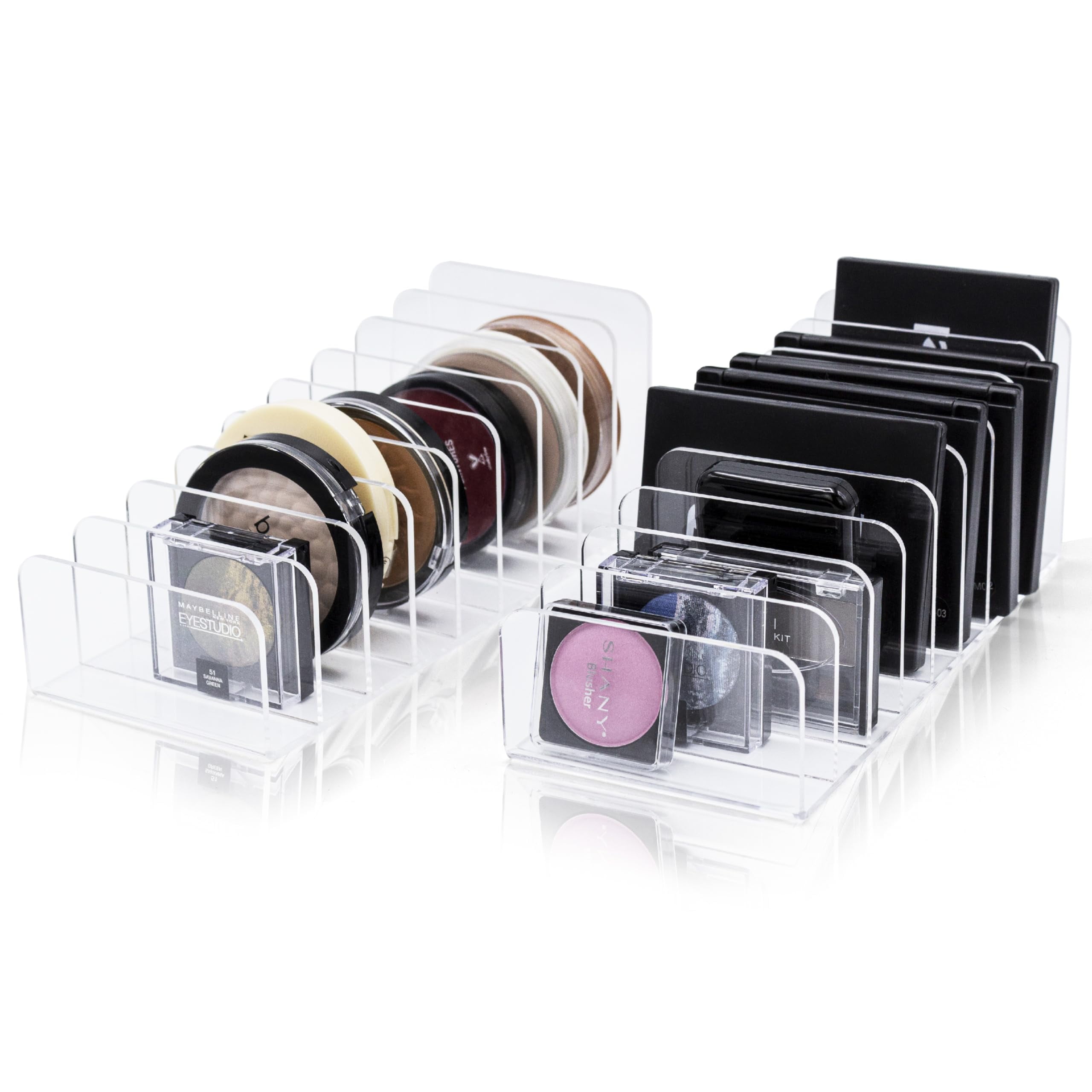 Brookstone, 2 Pack Pallet MSF2 Holder Makeup Organizer for Vanity, Fits ...