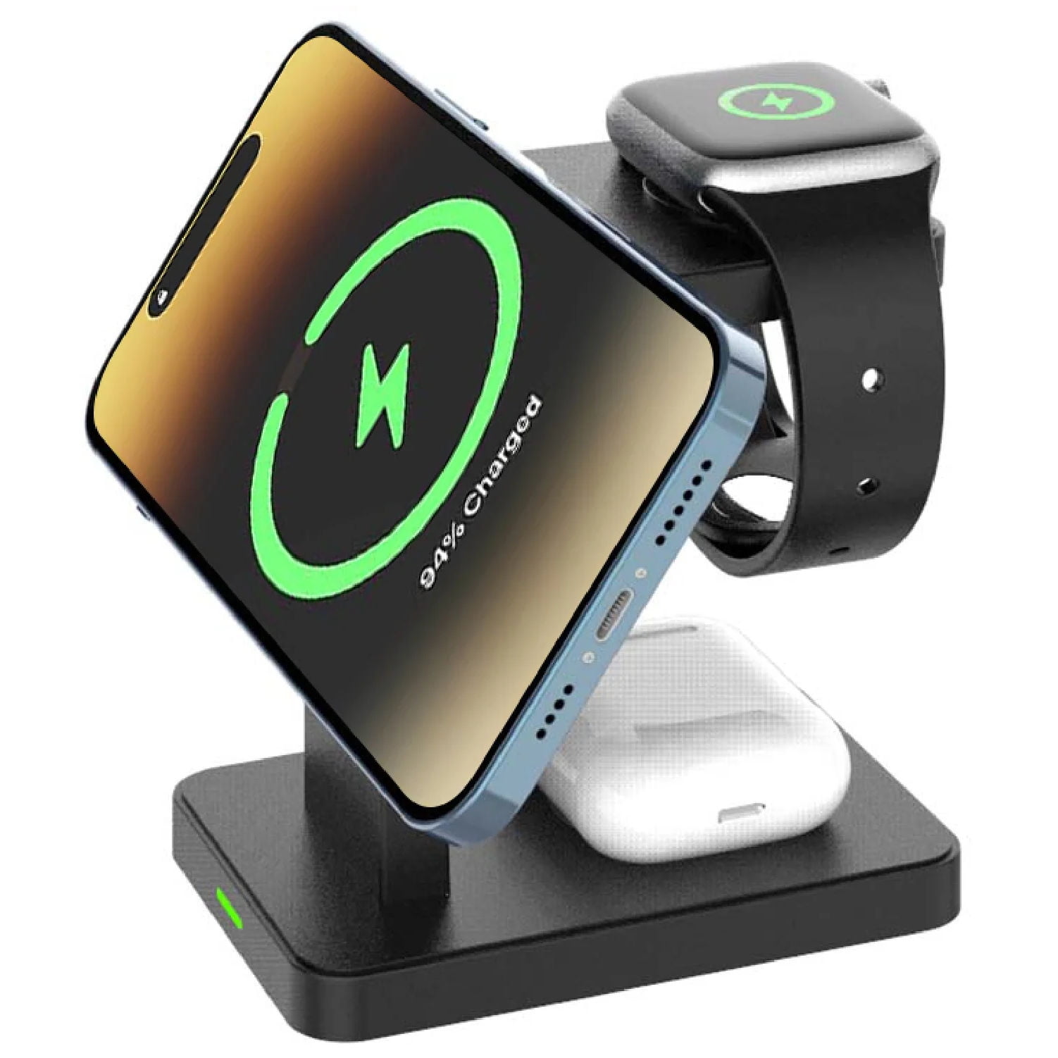 Brookstone 3-In-1 MagSafe Wireless Charging Station for iPhone, Apple ...
