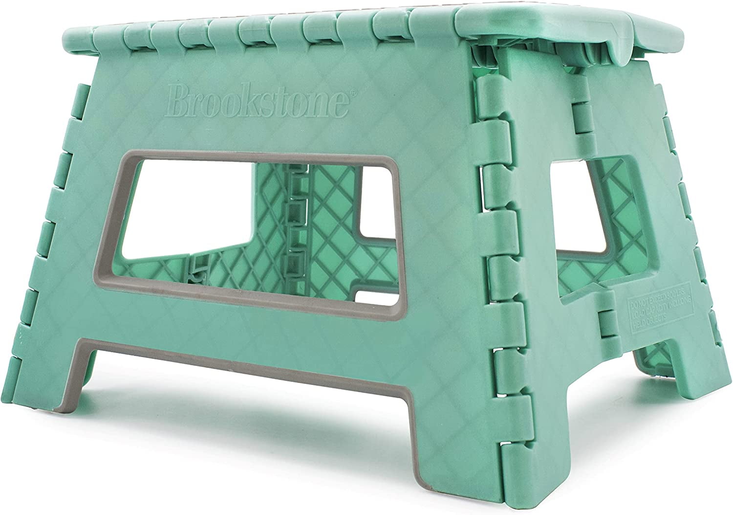Brookstone Portable 9 inch Foldable, Single Step Plastic Stool for ...