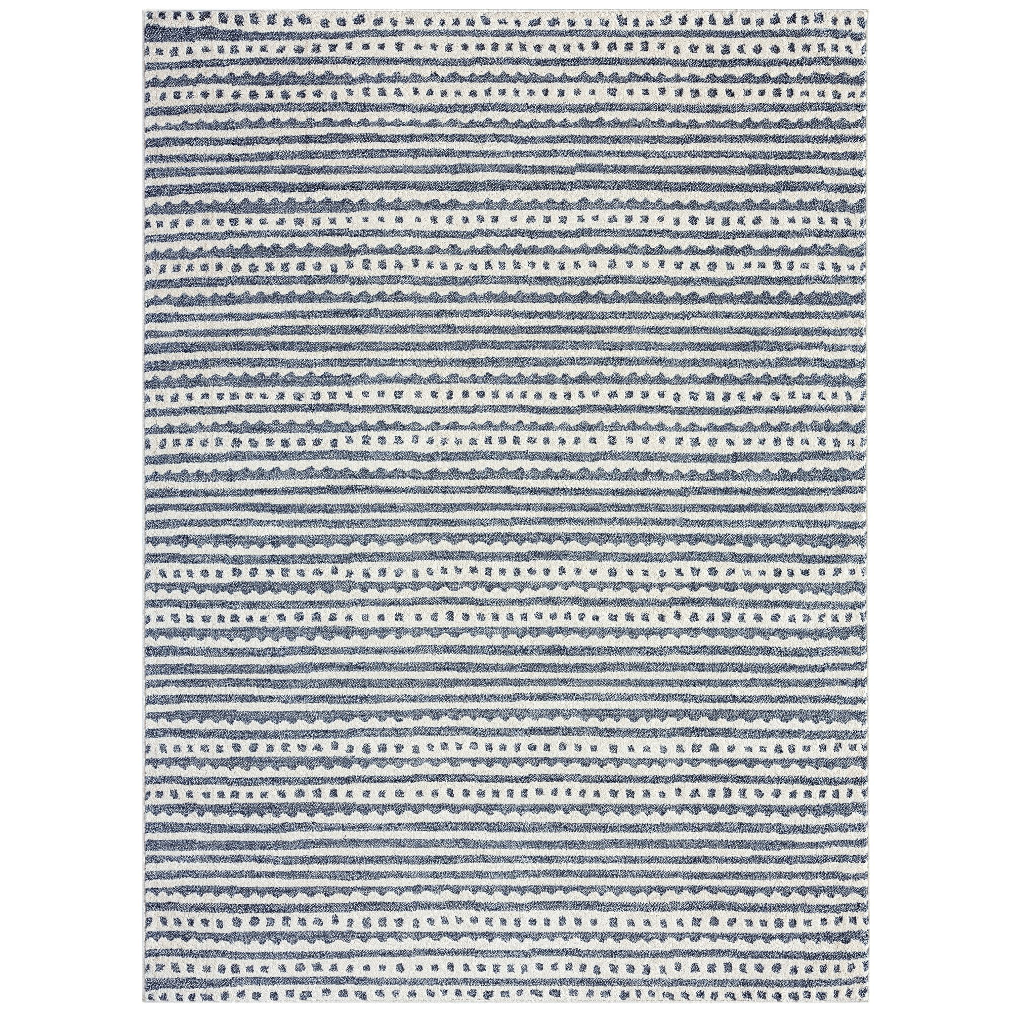 Brookstone Crescent Atlas Modern Striped Indoor/Outdoor High ...