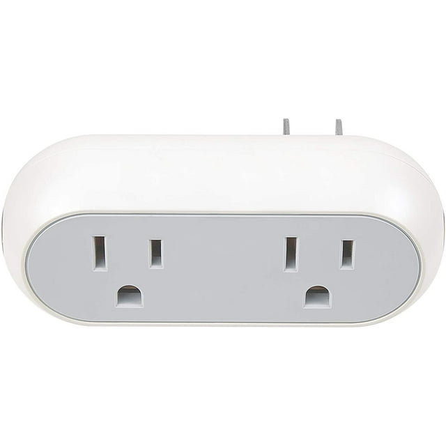 Brookstone Dual Smart Plug - Electrical Socket Scheduled Wireless ...