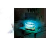 Brookstone Glowing Flame Ultrasonic Diffuser with Ambient Wave ...