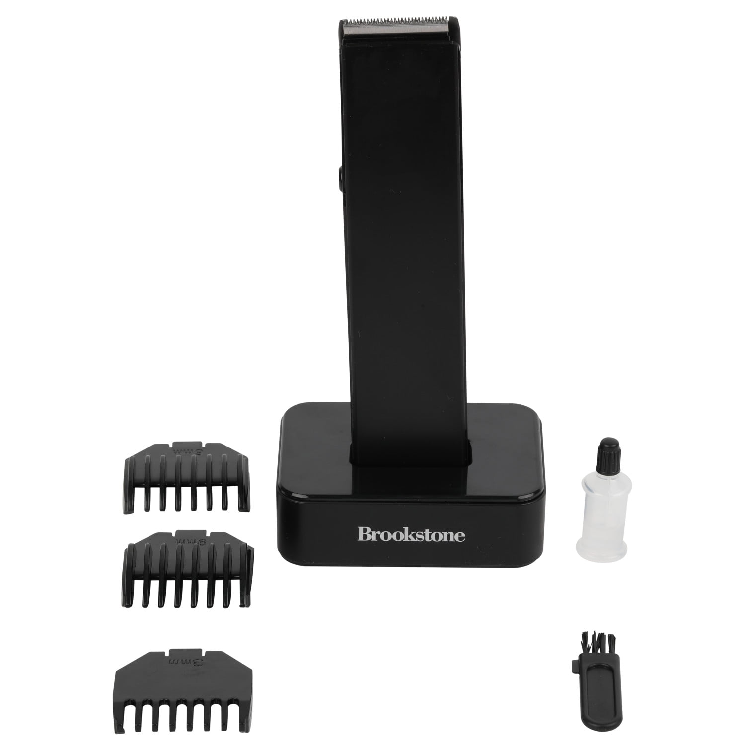 Brookstone Men's Cordless Hair Trimmer, Rechargeable, Stainless Steel ...