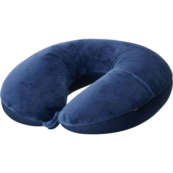 Brookstone Microbead Travel Head and Neck Pillow Lightweight and Plush ...