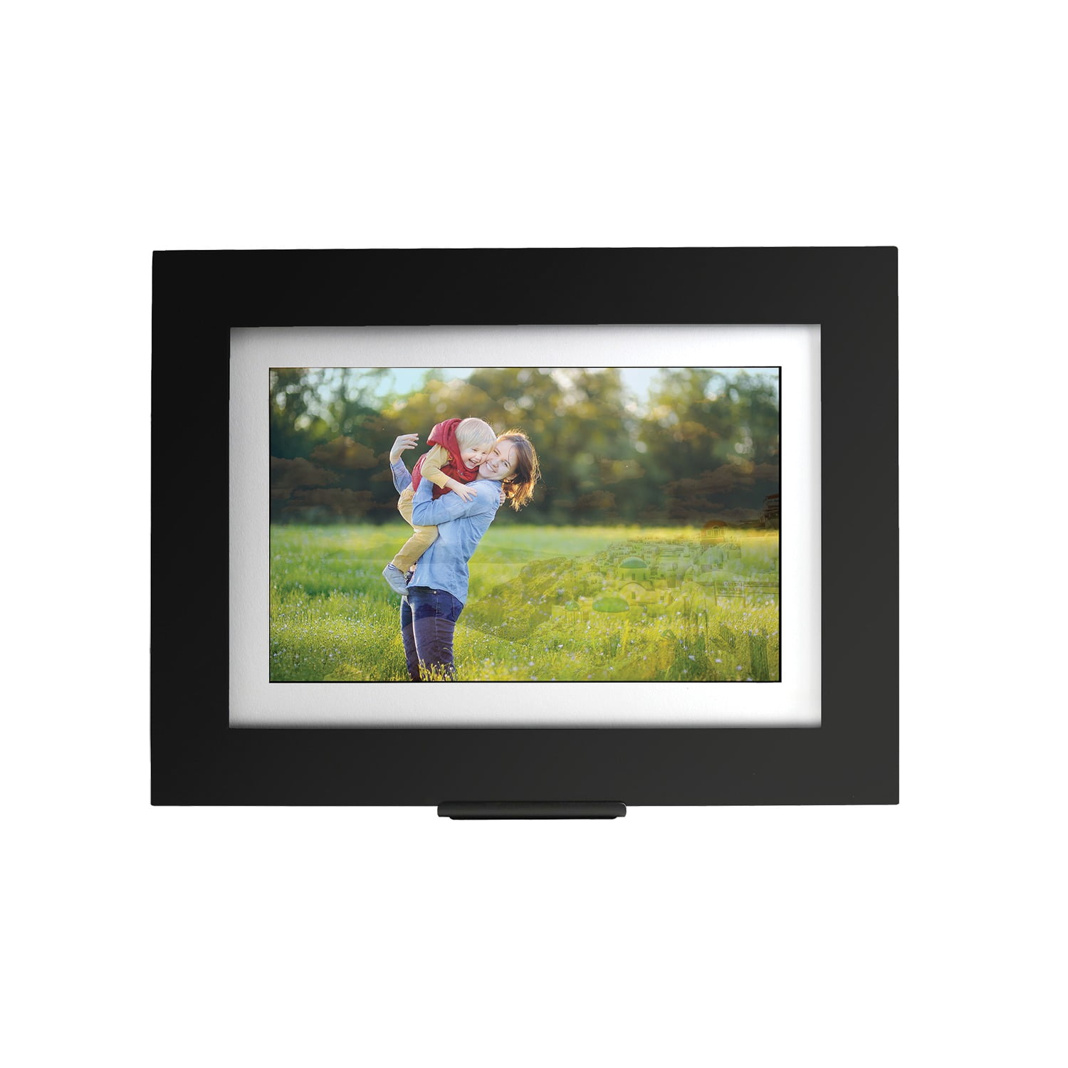 Brookstone PhotoShare 8" Smart Digital Picure Frame in Black - Walmart.com