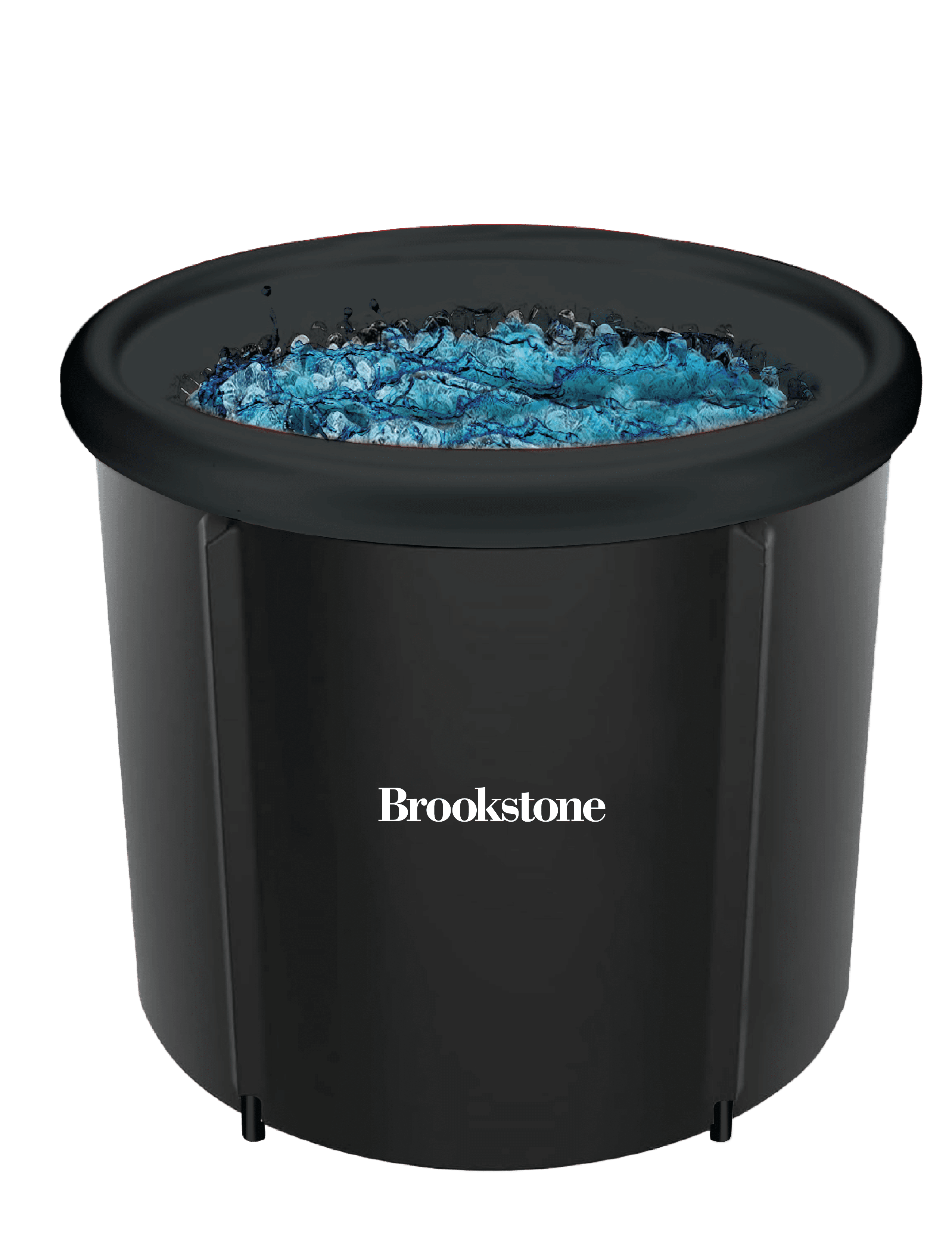 Brookstone Portable Ice Bath Cold Plunge Water Therapy Tub, Plastic ...