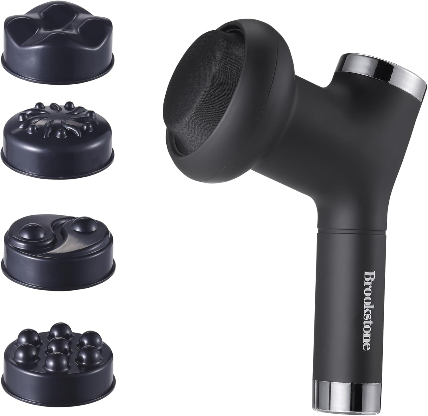 Brookstone - Shiatsu Deep Rolling Massager with Heat, Targeted Pain ...