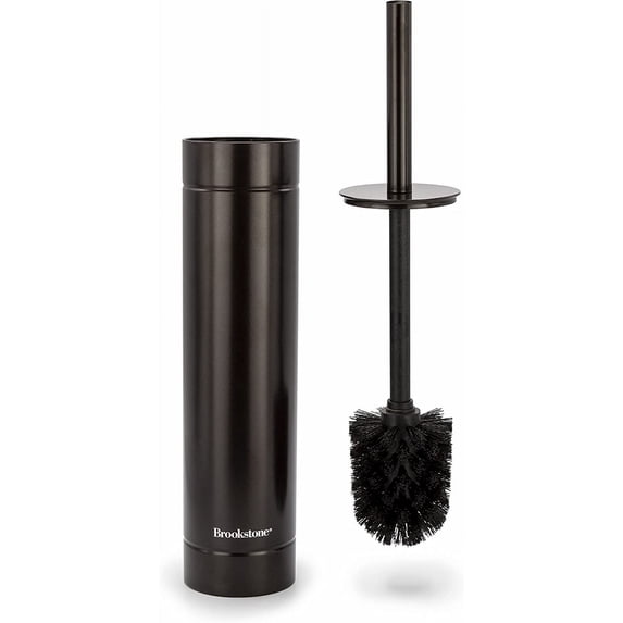 Brookstone Dark Bronze Metallic Toilet Bowl Cleaner Brush with Bristles ...