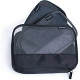 Brookstone Travel 3 Piece Accessories Storage Set with Mesh Visibility ...