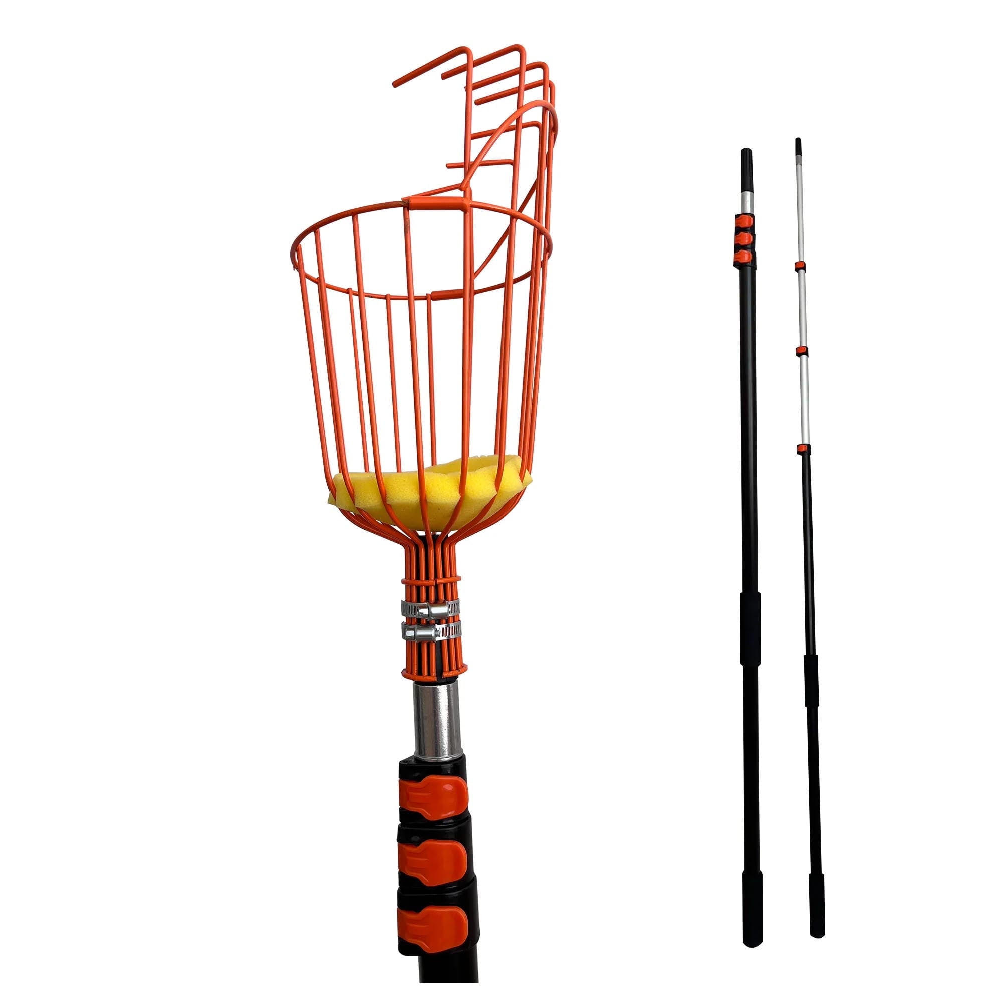Brookwell Fruit Picker Tool with 11.38FT Extendable Pole – Soft Basket ...