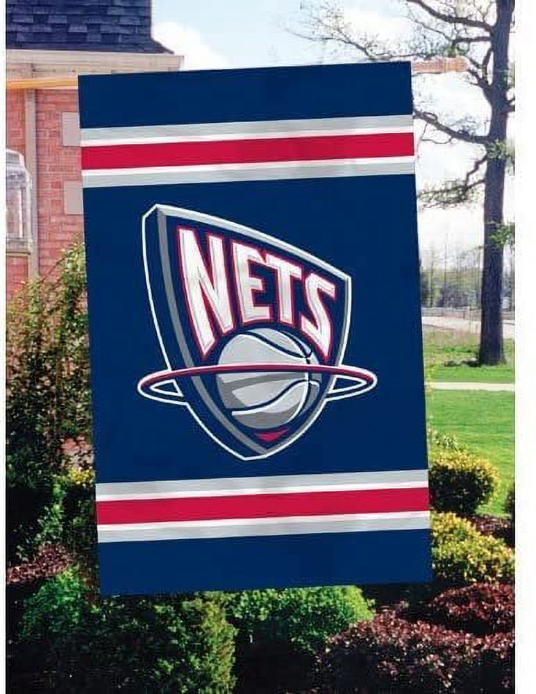 Brookyln Nets, New Jersey Retro Logo, Premium Double Sided House Banner ...
