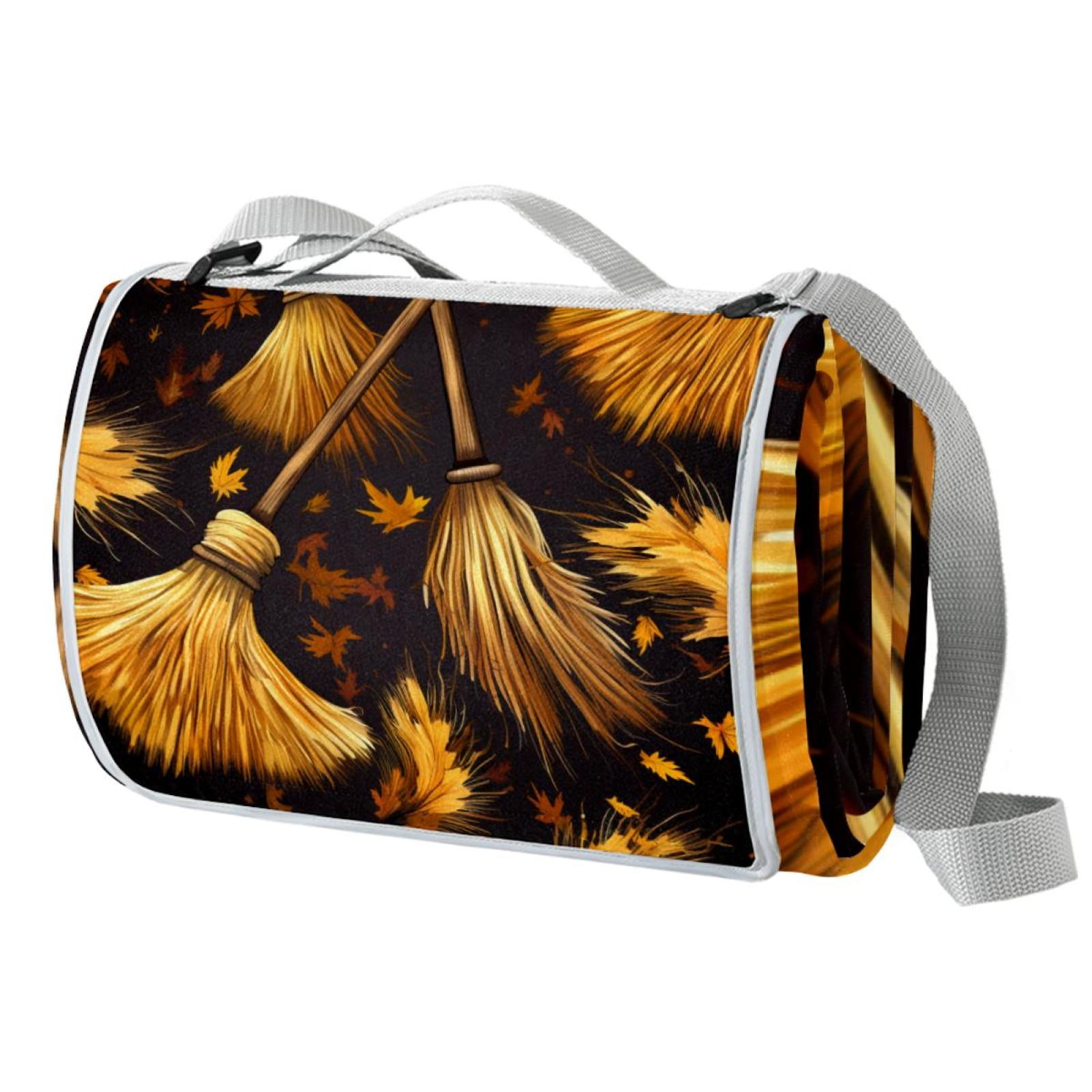 Broom Canvas Picnic Mat - Waterproof Beach Blanket for Outdoor Travel ...