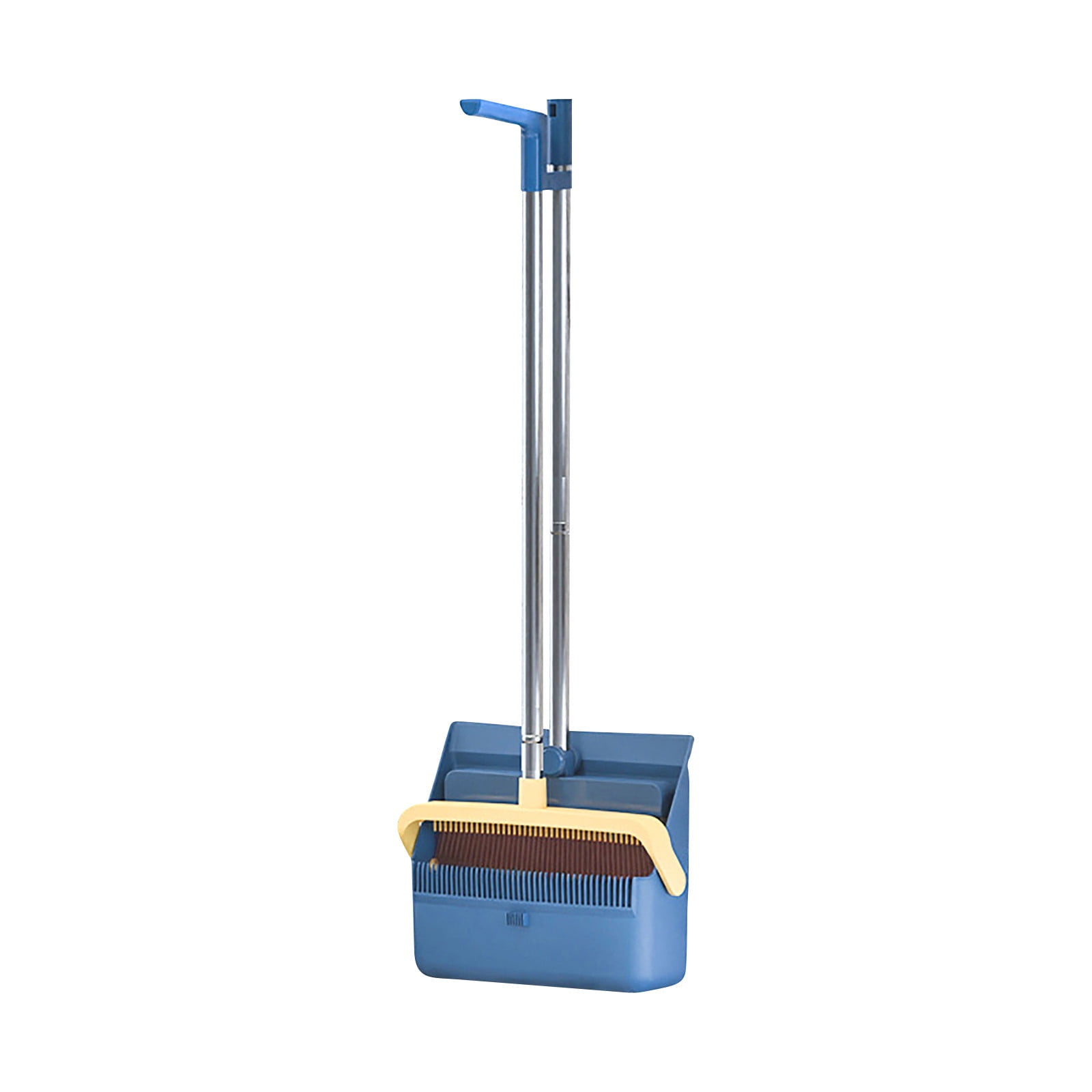 Broom and Dustpan Set, 54-in Adjustable Handle Brooms for Sweeping ...