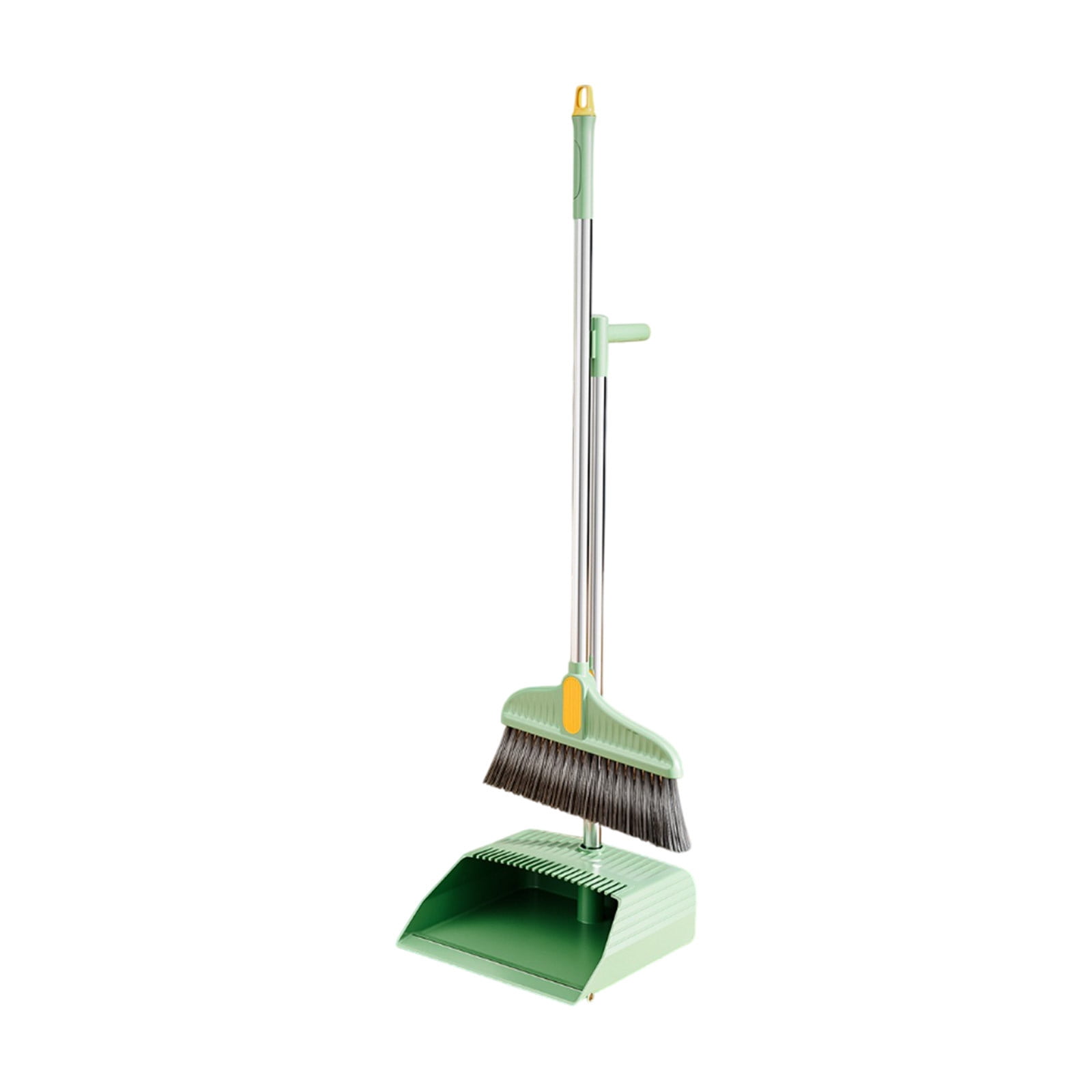 Broom and Dustpan Set for Home with Lid Indoor Upright Dustpan Broom ...