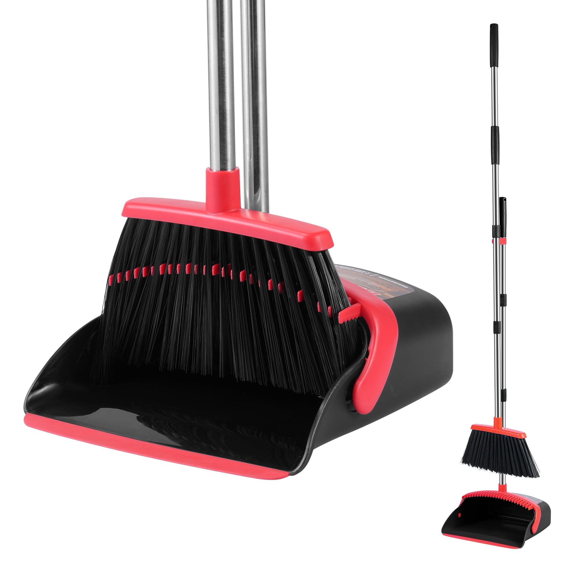 Broom and Dustpan Set, House Brooms for Sweeping Indoor Collapsible ...