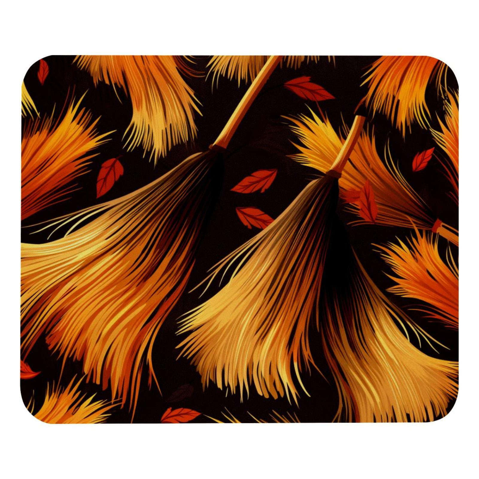 Broom Gaming Mouse Pad, Desk Mat, Square 8.3x9.8 Inch Non-Slip Rubber ...