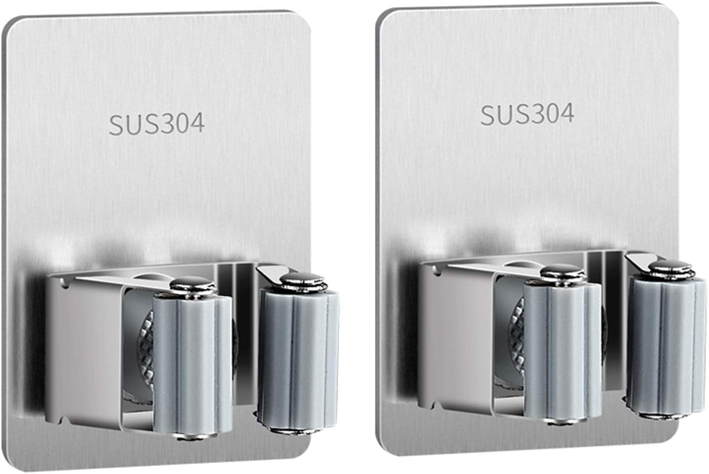 Broom Gripper,Mop Holder,Wall Mount Broom Clips Holder,Super Glue ...