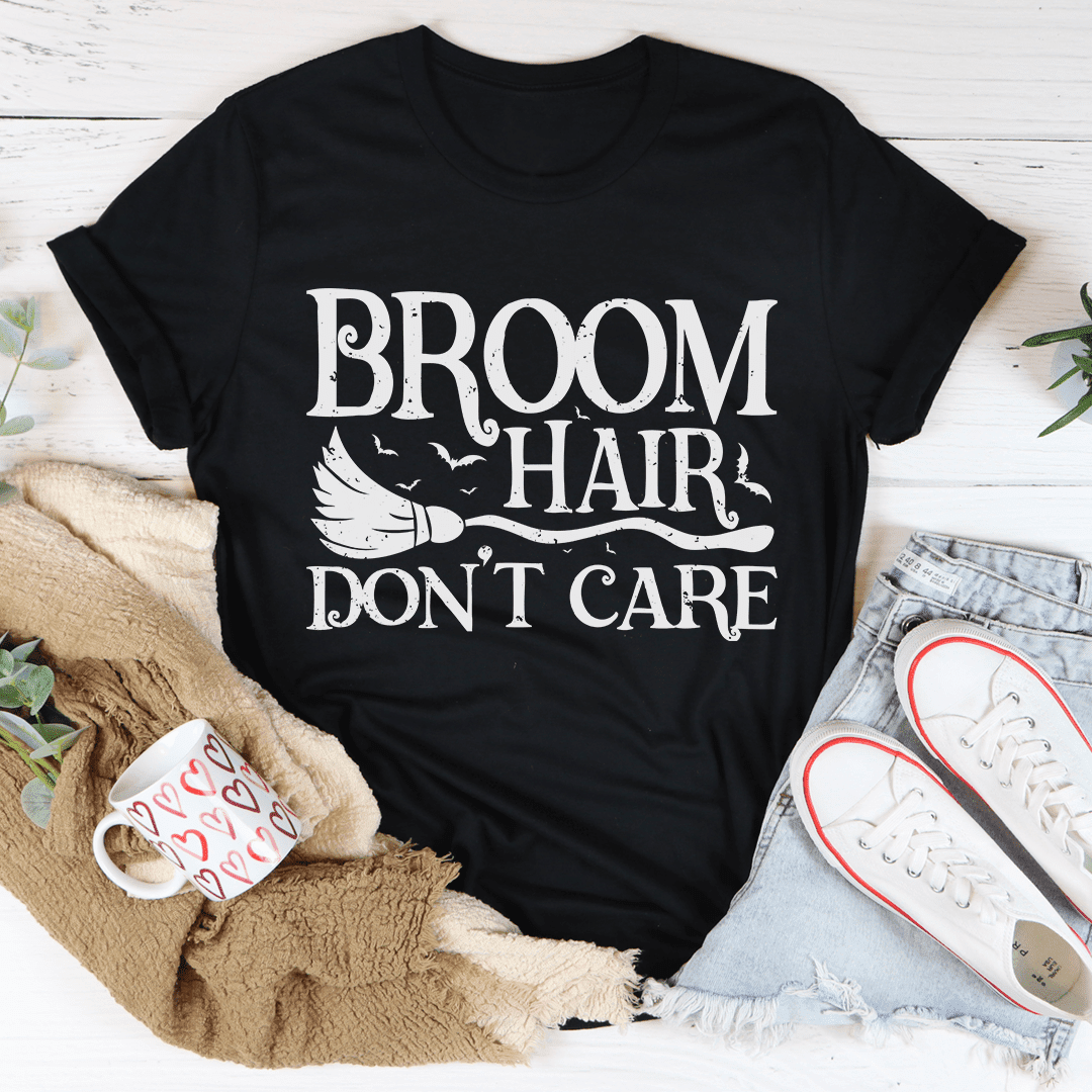 Broom Hair Dont Care Tee Burnt Orange S Peachy Sunday T-Shirt - Walmart.com