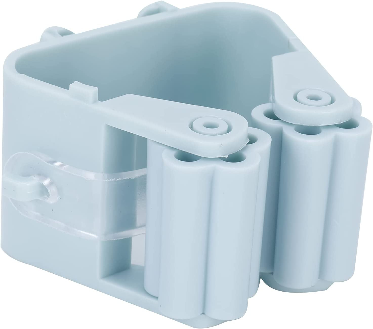 Broom Holder, Light Green Mop Storage Rack, Wall Mounted Mop Hanger ...