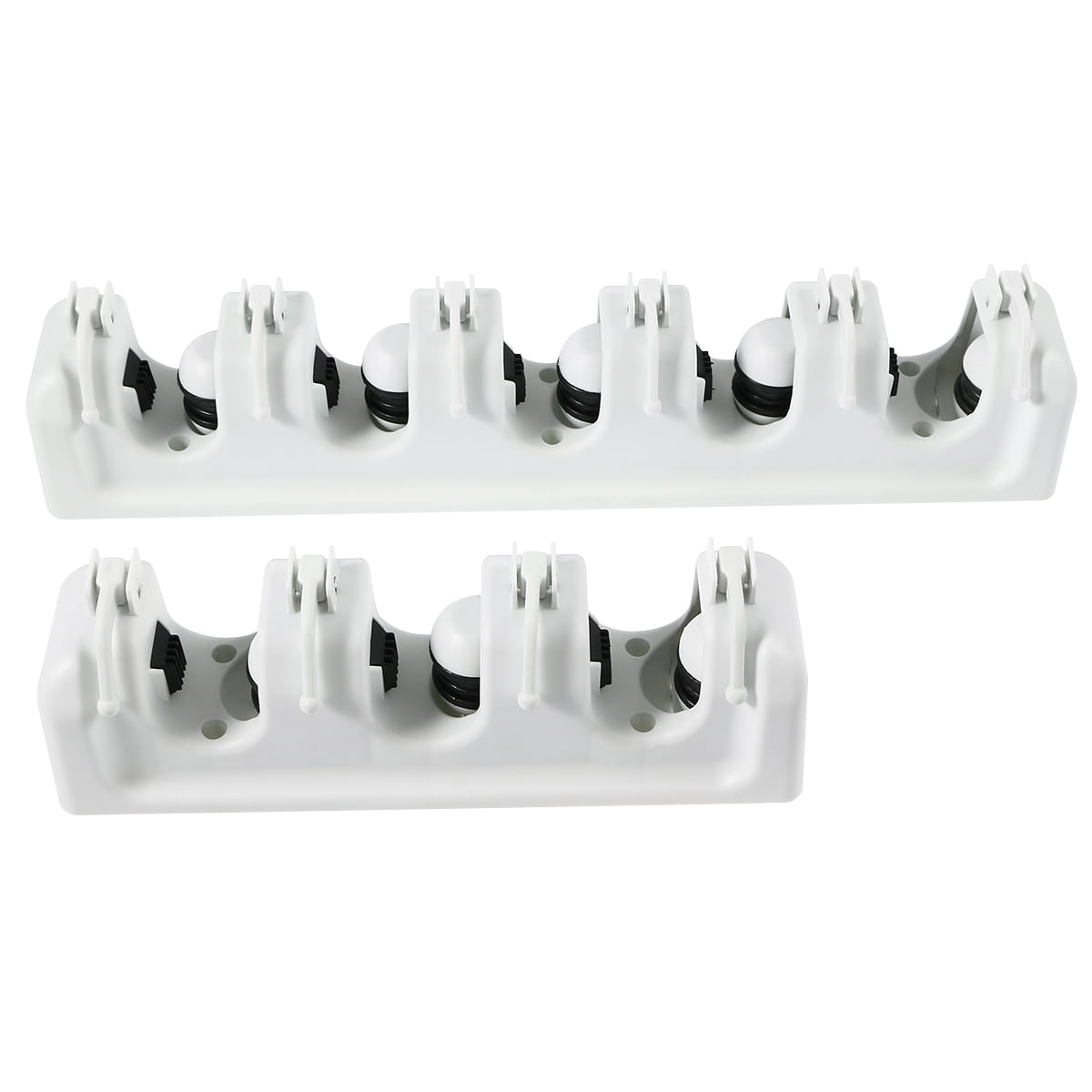 Broom Holder Mop Storage Garage Tool Rack Umbrella Shelf Shelves Wall ...