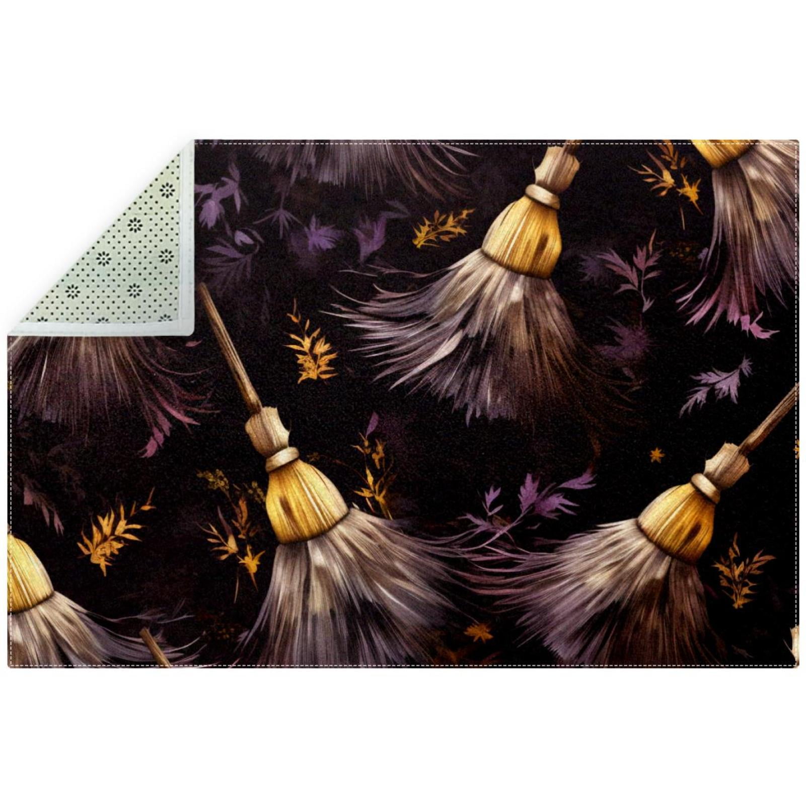 Broom Polyester Right-Angle Door Mat | Durable Indoor/Outdoor Rug for ...