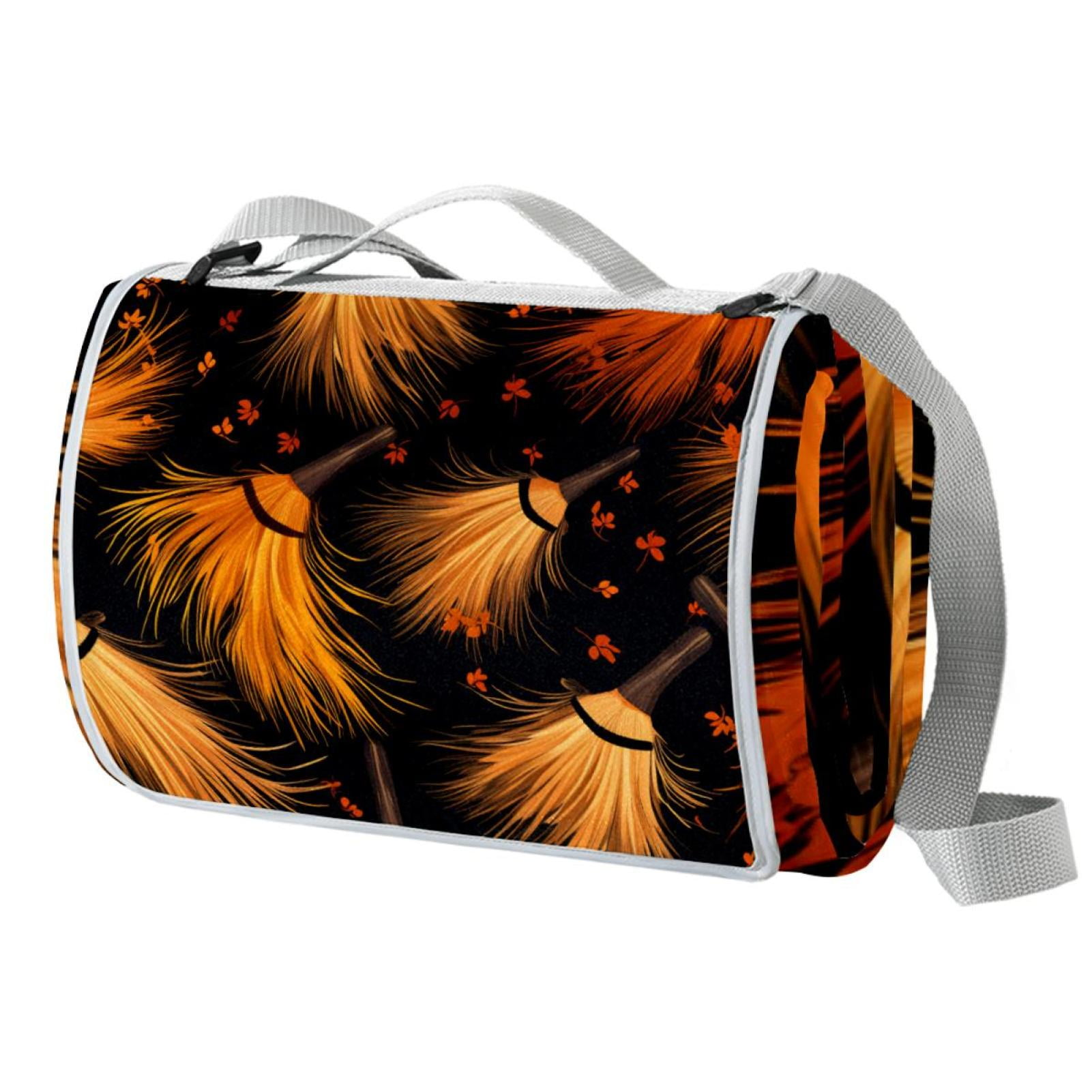 Broom Portable Canvas Picnic Blanket Waterproof Backing for Outdoor ...