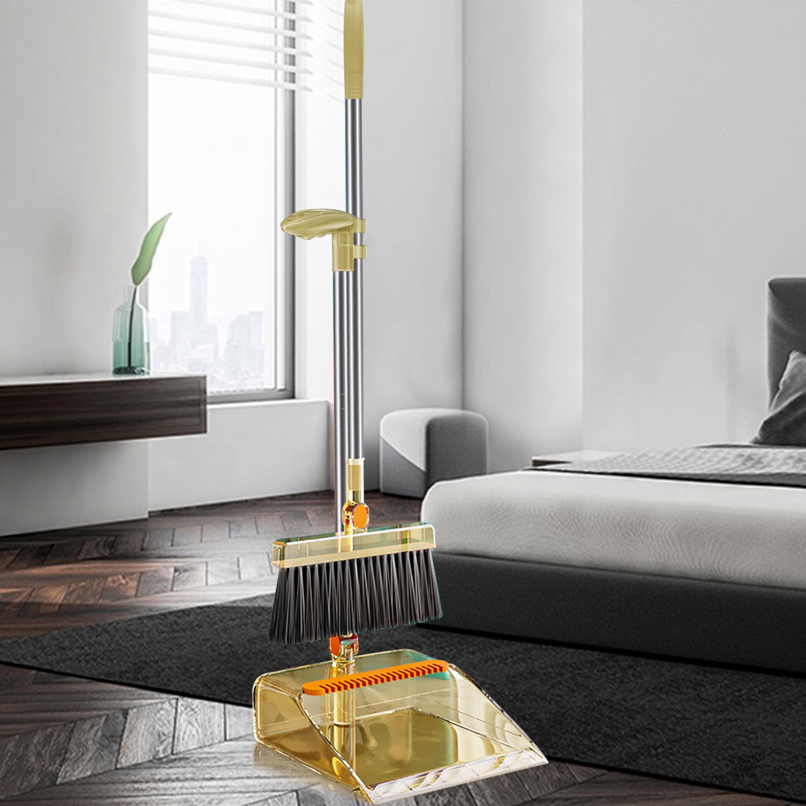 Broom Set Whisk Broombroom and Dustpan Set Combo Set 2-piece Regular ...