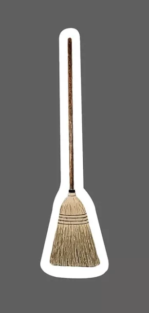 Broom Sticker Sweep Waterproof Sticker Phone Decal Water Bottle ...