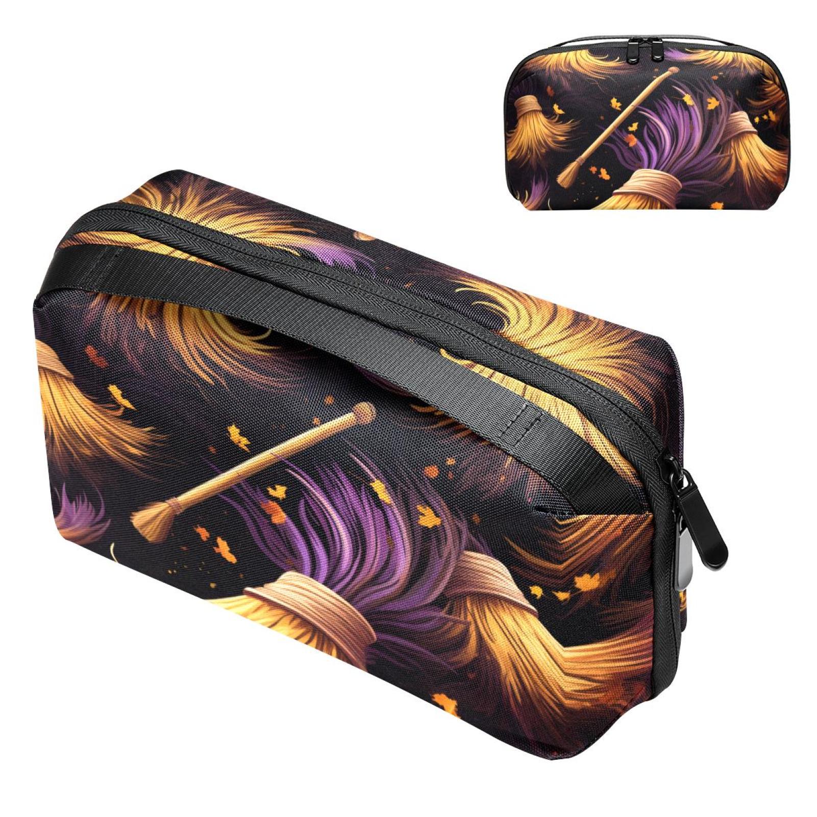Broom Travel Case Charger Pouch Hard Drive Bag Cable Organizer Desk ...