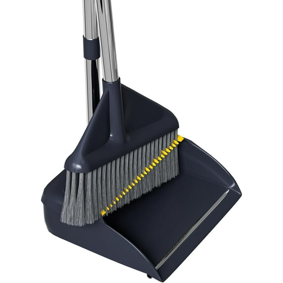 Broom and Dustpan Set, 52 inch Long Adjustable Handle Broom with ...