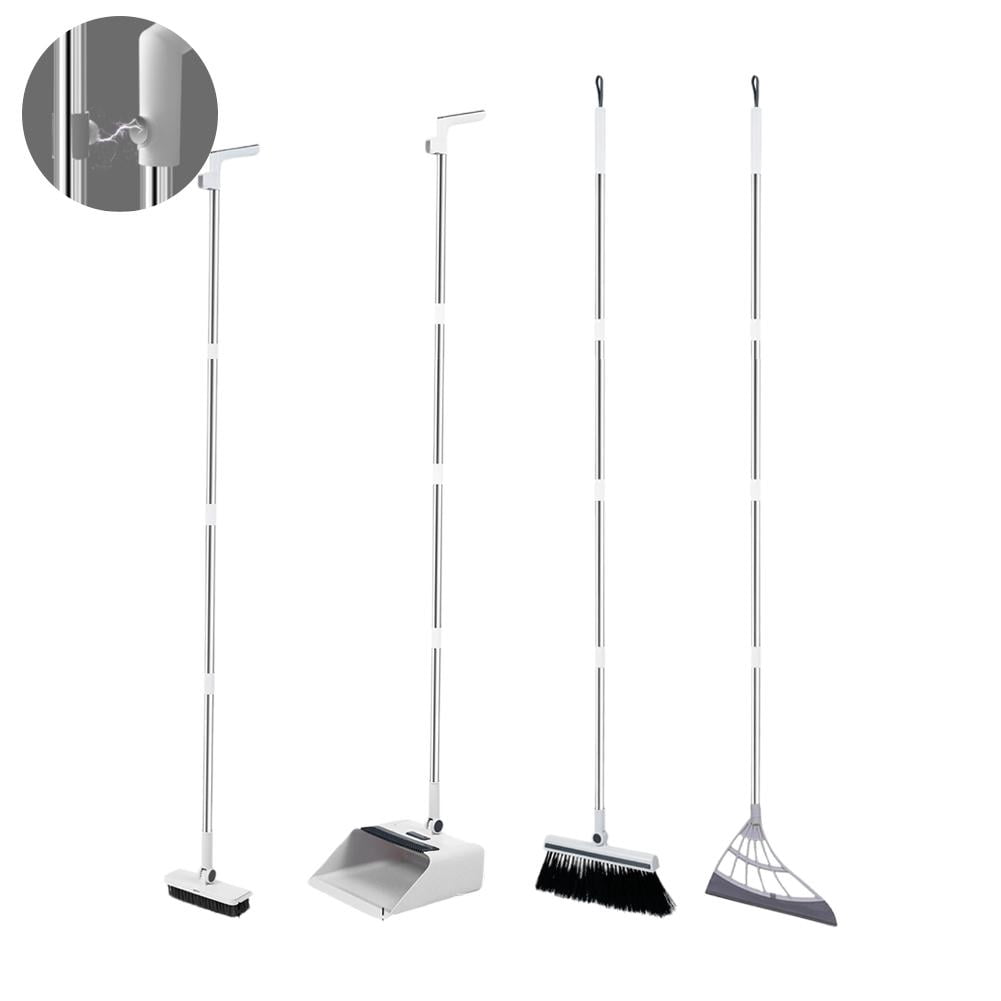 Broom and Dustpan Set, House Brooms For Sweeping, Light Weight Steel ...