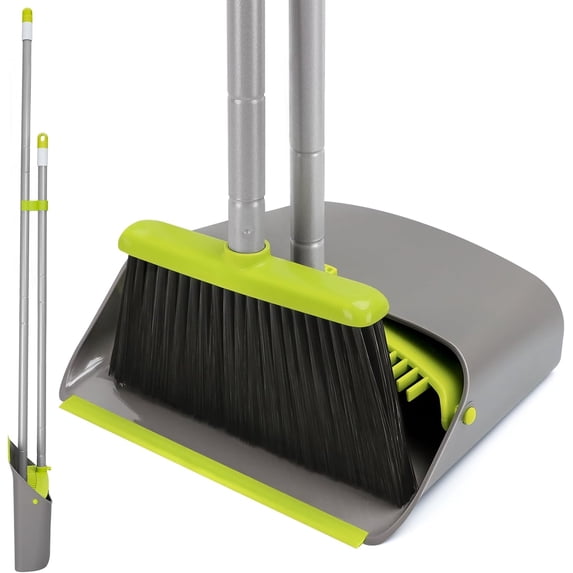 Broom and Upright Dustpan Set - Walmart.com