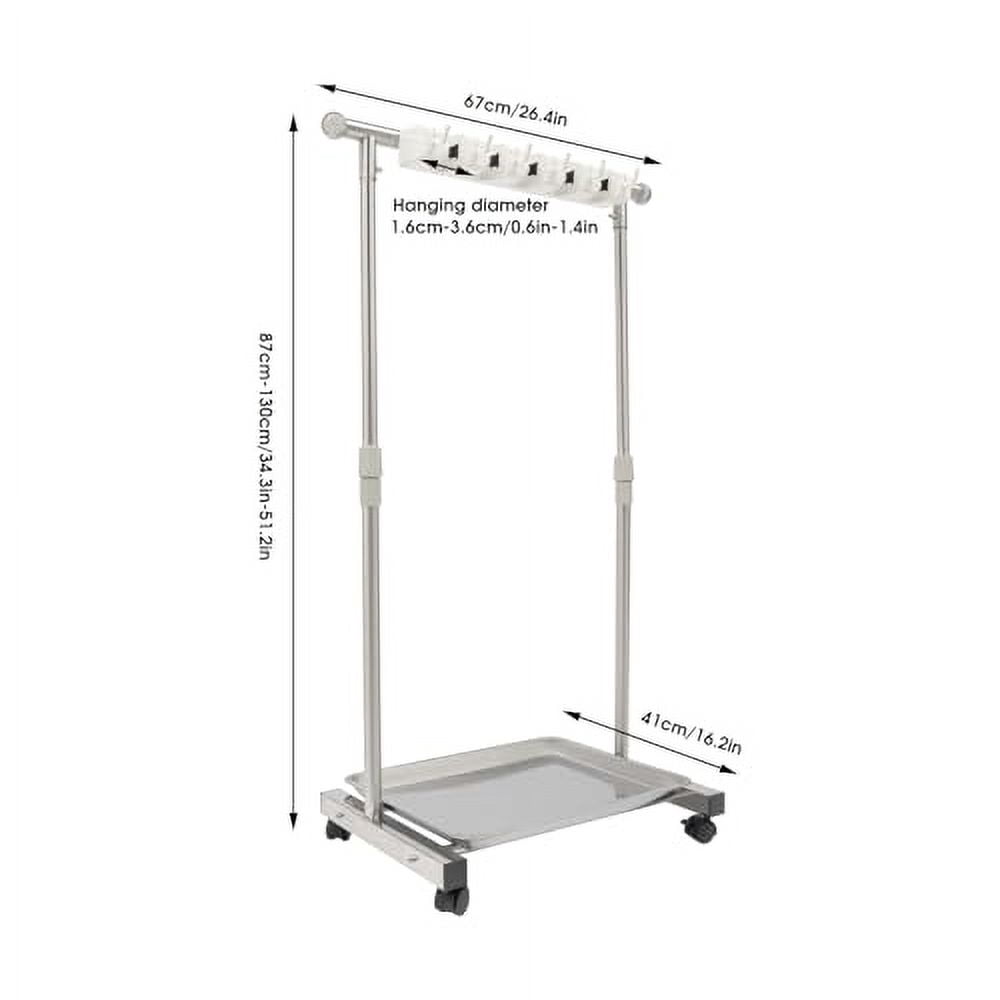 Broom mop Holder, Movable Put Wet Mops Floor Standing Cleaning Tool ...