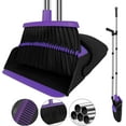 Broom with Dustpan Combo Set, 51" Household Dustpans and Broom ...