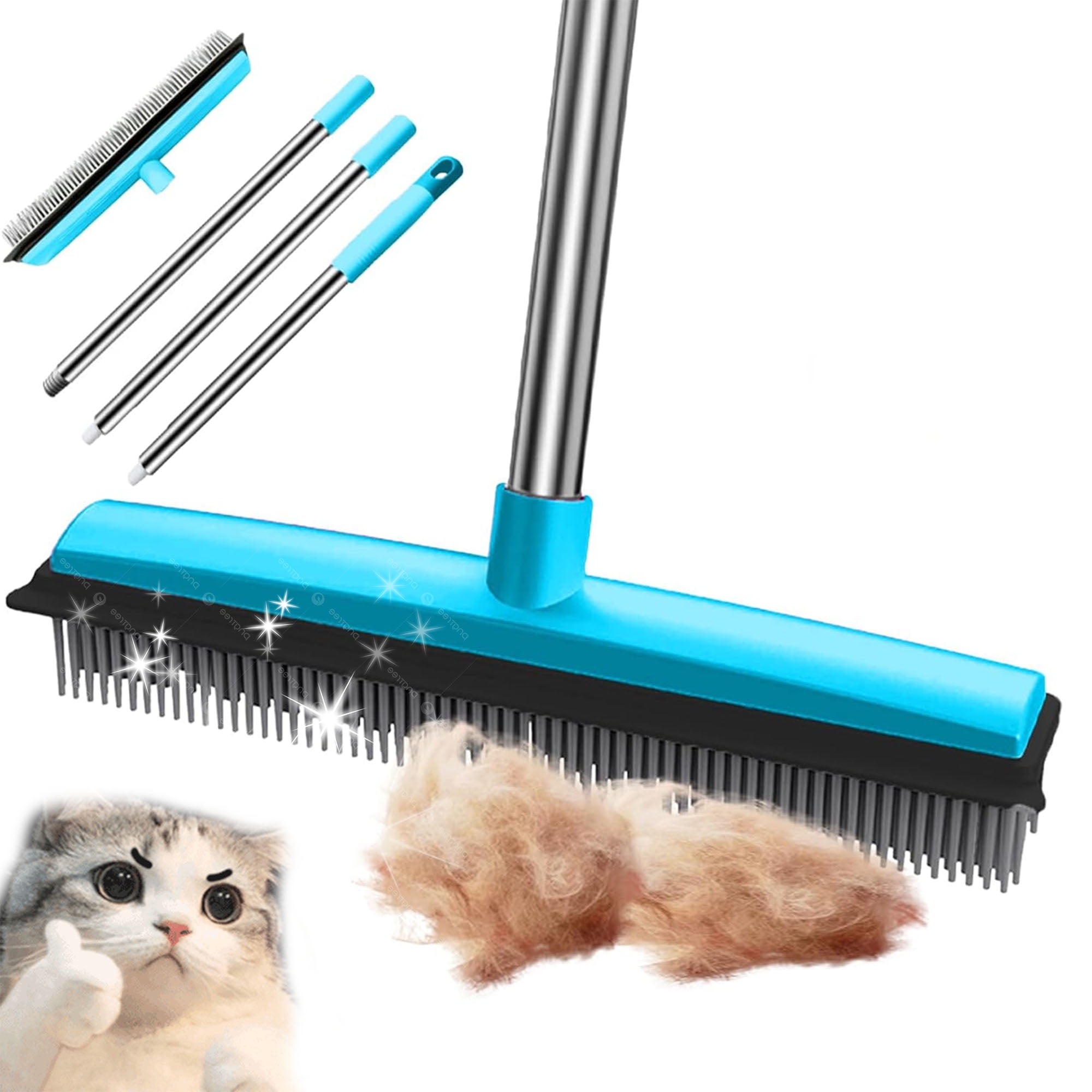 Broomwiz Carpet Scrubber-Broomwiz Pet Hair Removal, Petibo Pet Broom ...