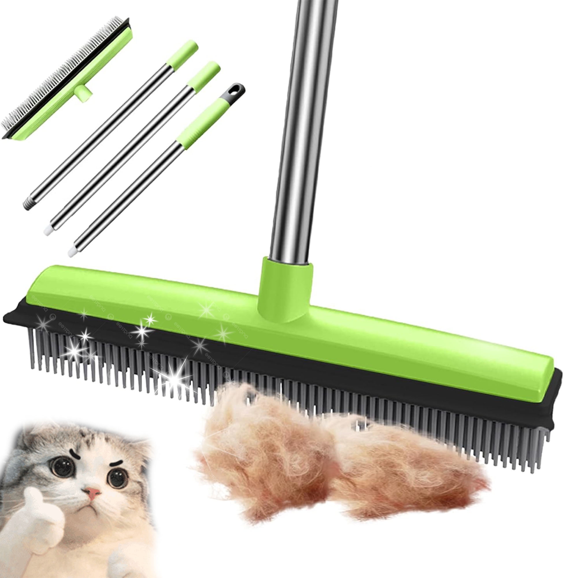 Broomwiz Carpet Scrubber-Broomwiz Pet Hair Removal, Petibo Pet Broom for Carpet, Broomie Broom ...