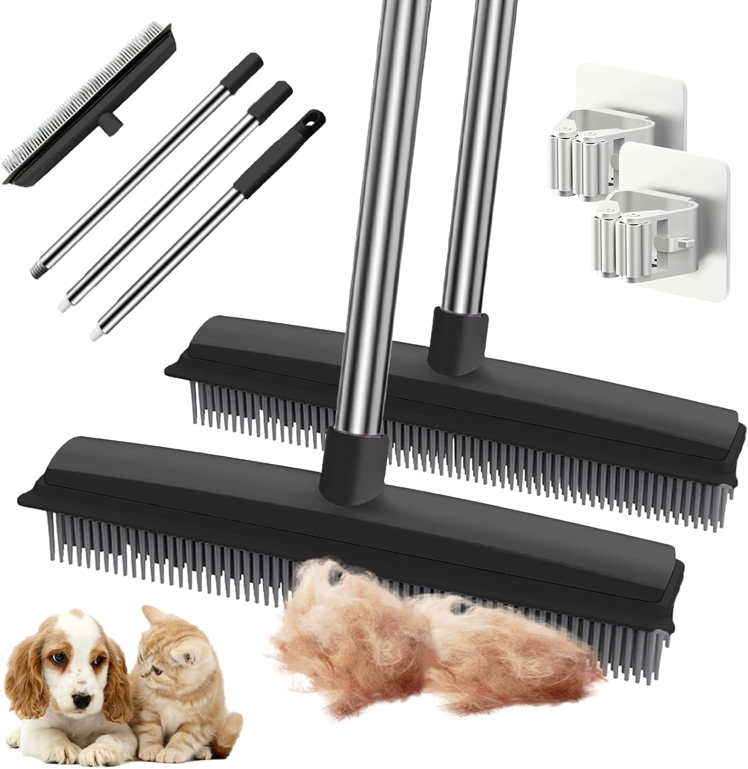 Broomwiz Carpet Scrubber-Broomwiz Pet Hair Removal, Petibo Pet Broom ...