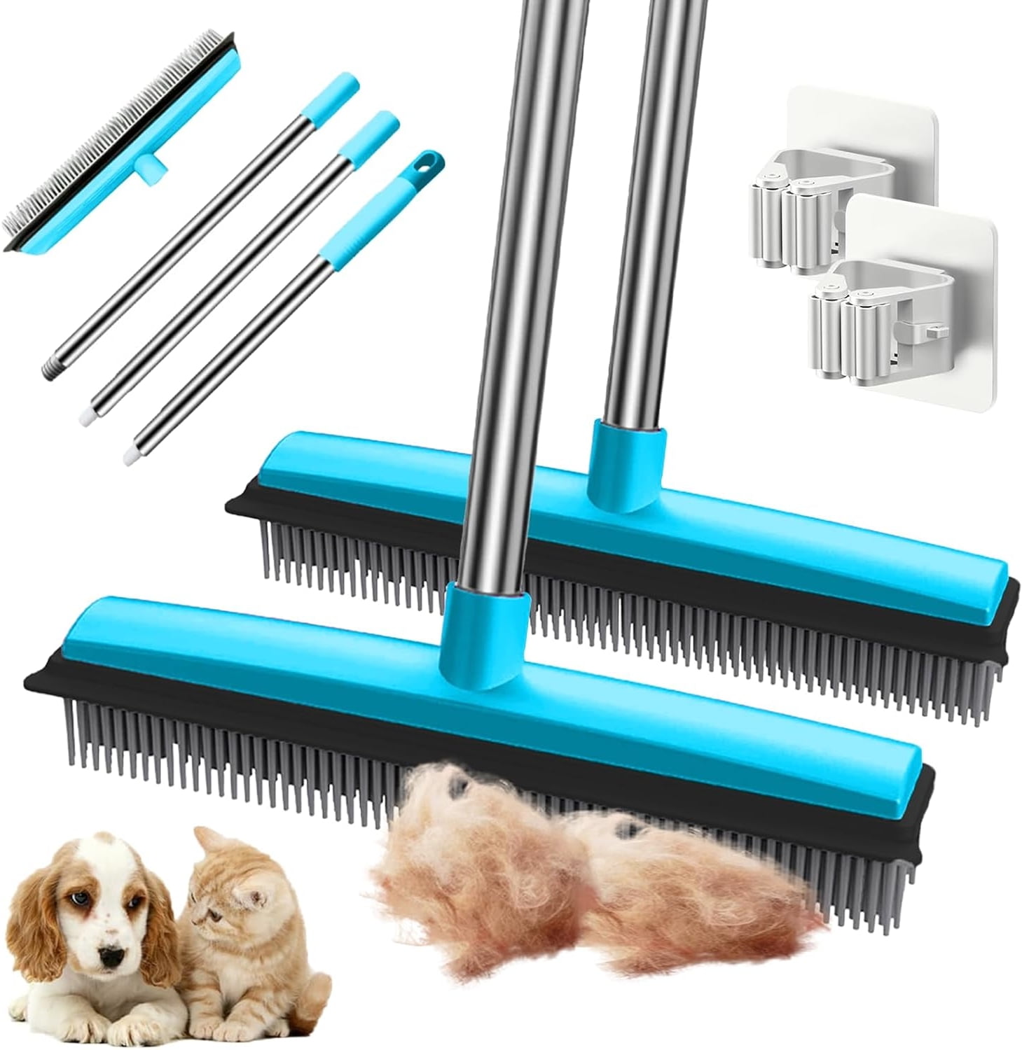 Broomwiz Carpet Scrubber-Broomwiz Pet Hair Removal, Petibo Pet Broom ...