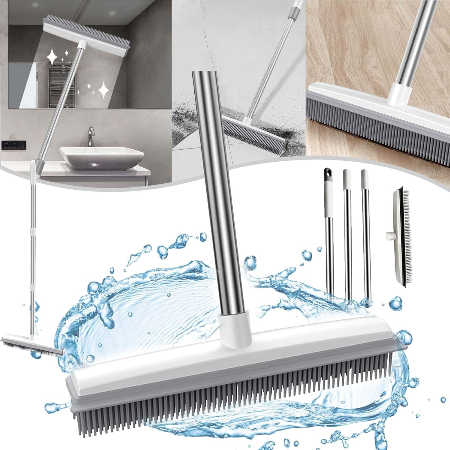 Broomwiz - Broomwiz Pet Hair Removal,2025 New Petibo Pet Broom, Silicone Pet Hair Removal Broom ...