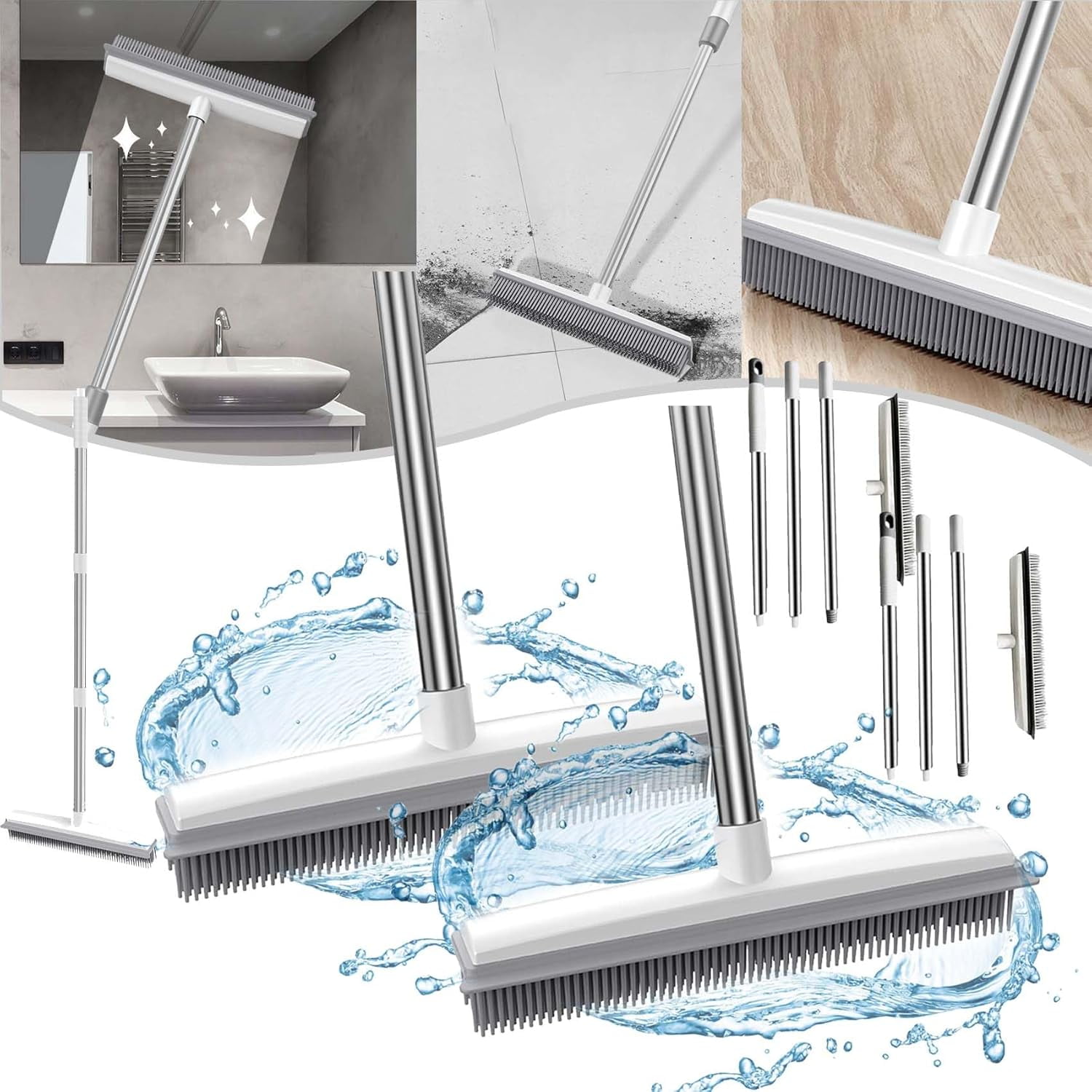 Broomwiz - Broomwiz Pet Hair Removal,2025 New Petibo Pet Broom, Silicone Pet Hair Removal Broom ...