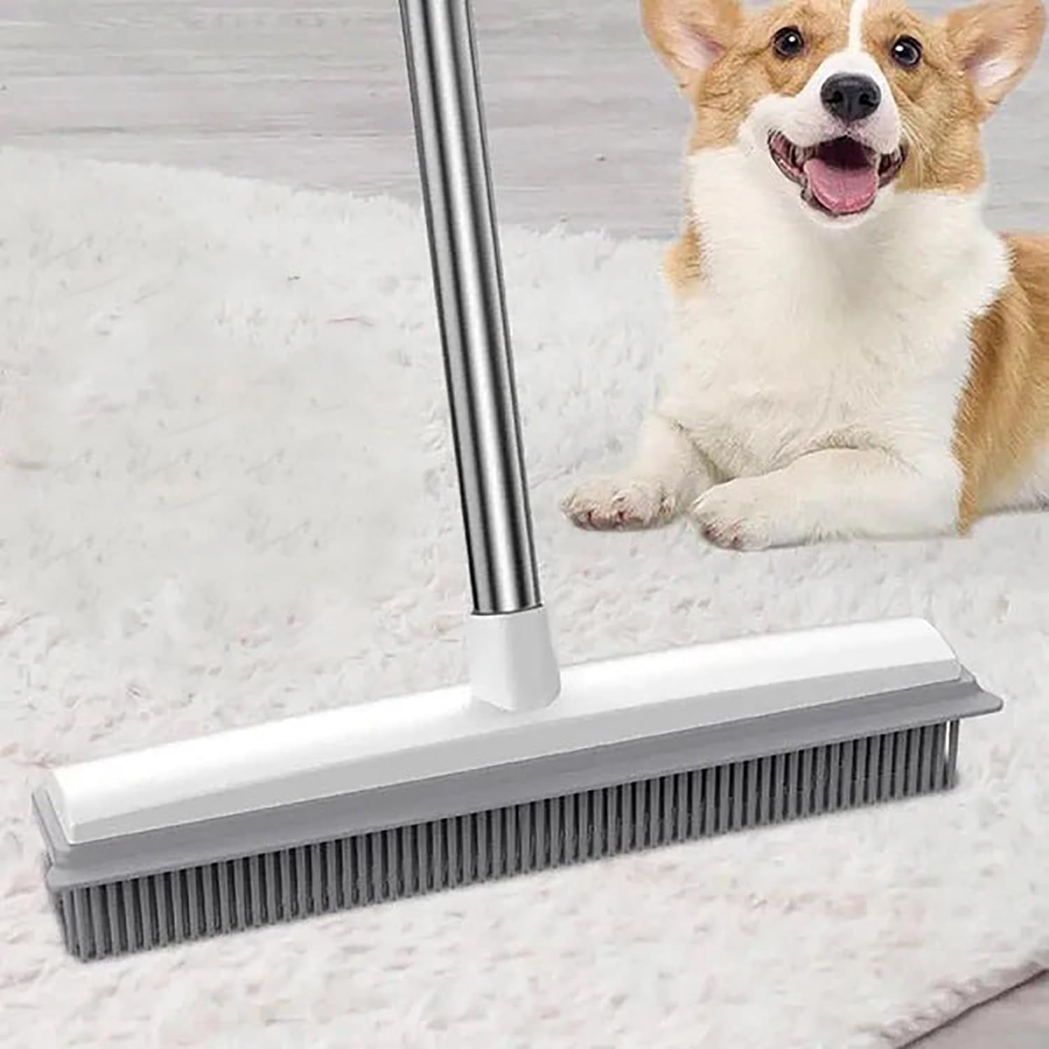 Broomwiz Pet Hair Removal, Broomwiz Carpet Scrubber, 2025 New Carpet Rake for Pet Hair Removal ...