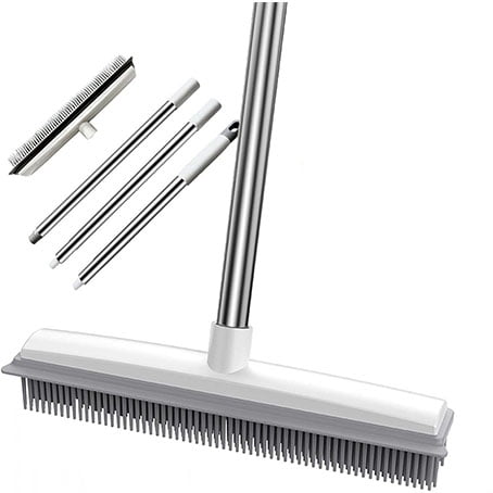 Broomwiz Pet Hair Removal, Broomwiz Carpet Scrubber, Broomwiz Broom, Rubber Broom Carpet Brush ...