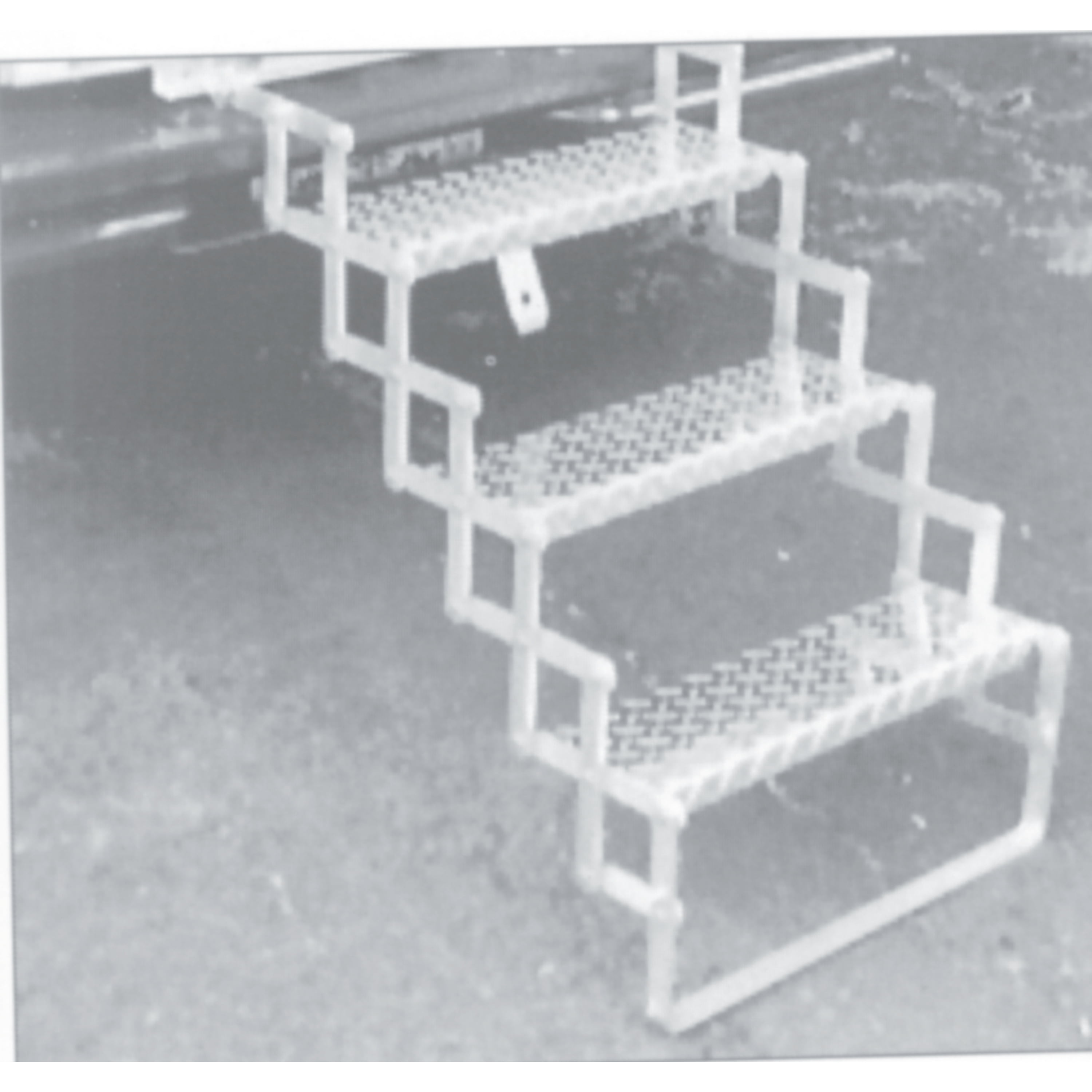 Brophy Products AS03 3-Step Aluminum RV Scissor Steps with 24" to 30 ...