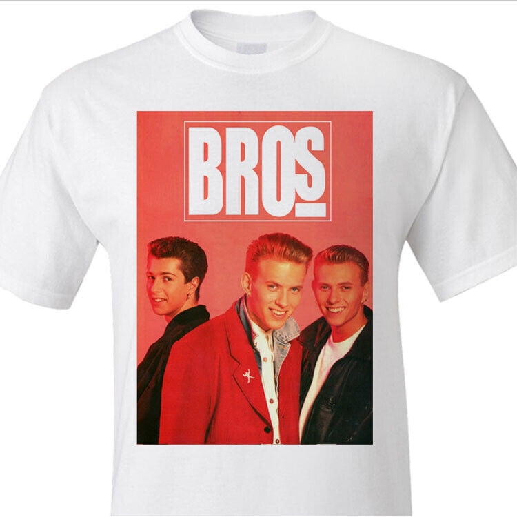 Bros Band T-shirt. Matt, Luke, Craig. 1980s Pop Sensation - Walmart.com