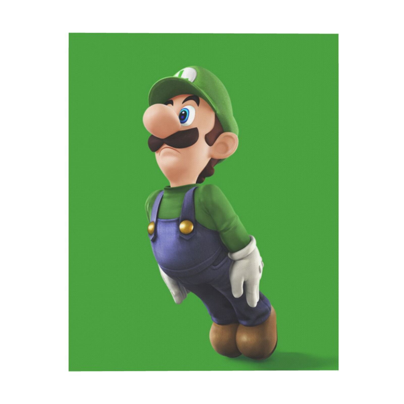 Bros Cartoon Luigi's Mansion Canvas Decorative Poster Unframed Wall Art ...
