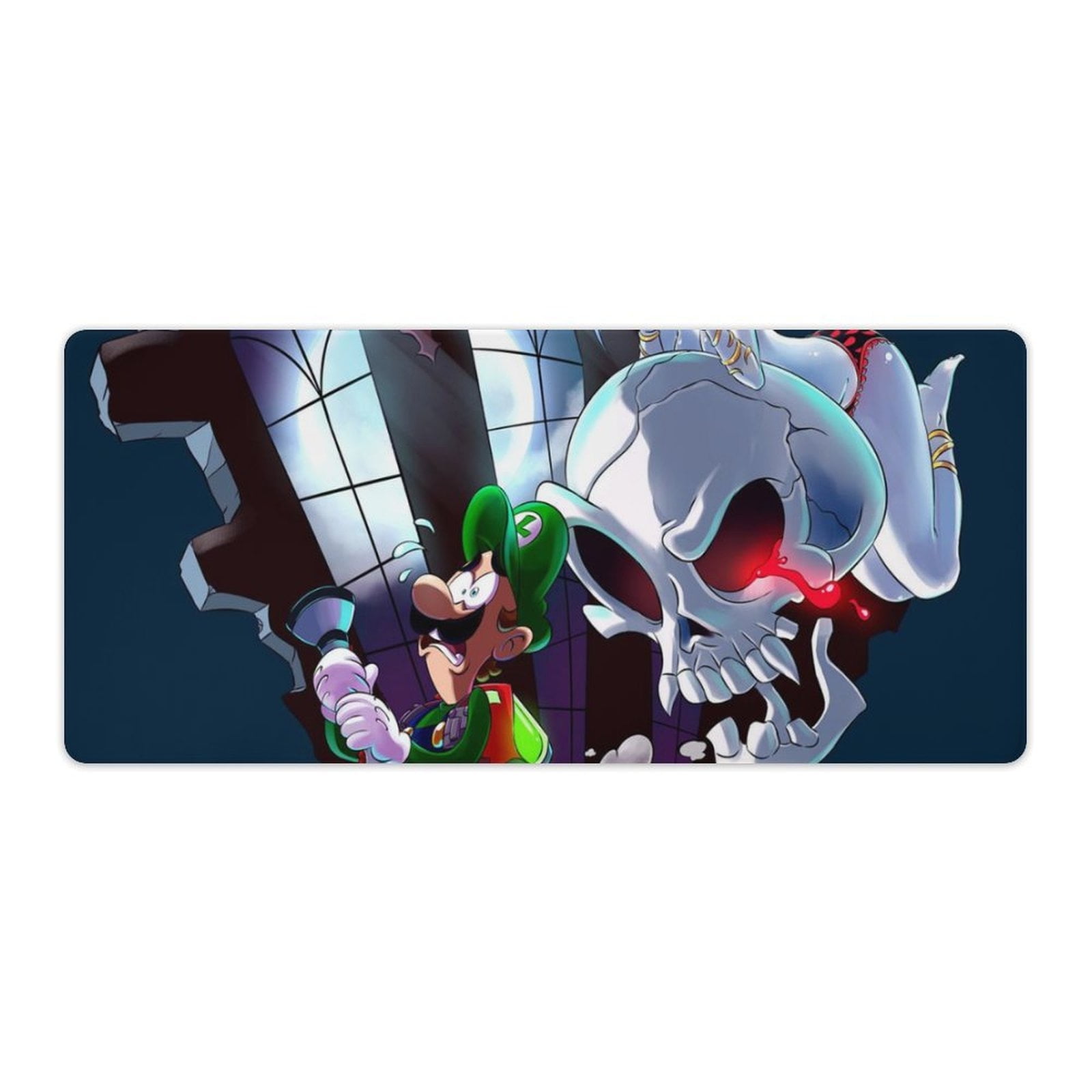 Bros Luigi's Mansion Extended Gaming Mouse Pad No-sliped Large Desk Mat ...