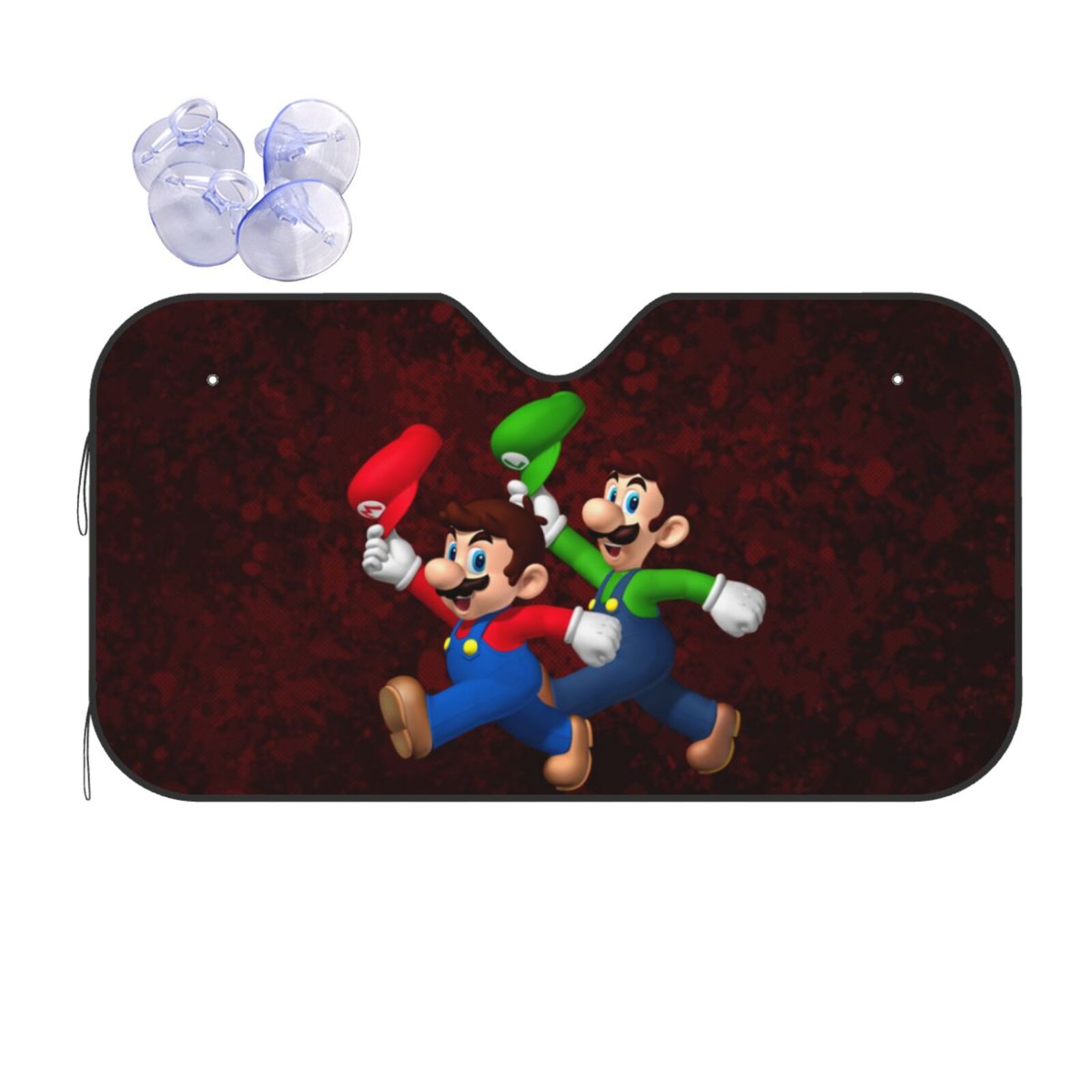 Bros Luigi's Mansion Mario Foldable Car Windshield Sunshade Automotive ...
