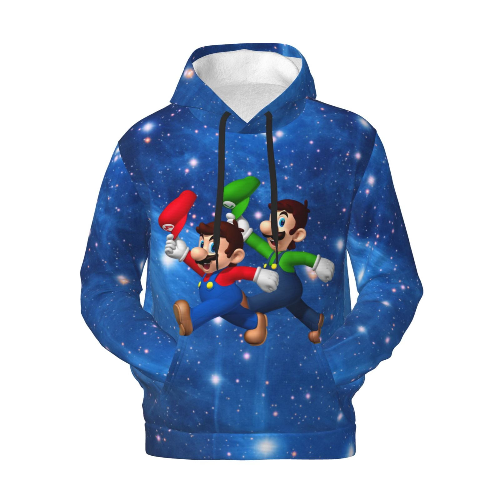 Bros Luigi's Mansion Mario Men's Sweatshirt Hoodies Soft Plush Fleece ...