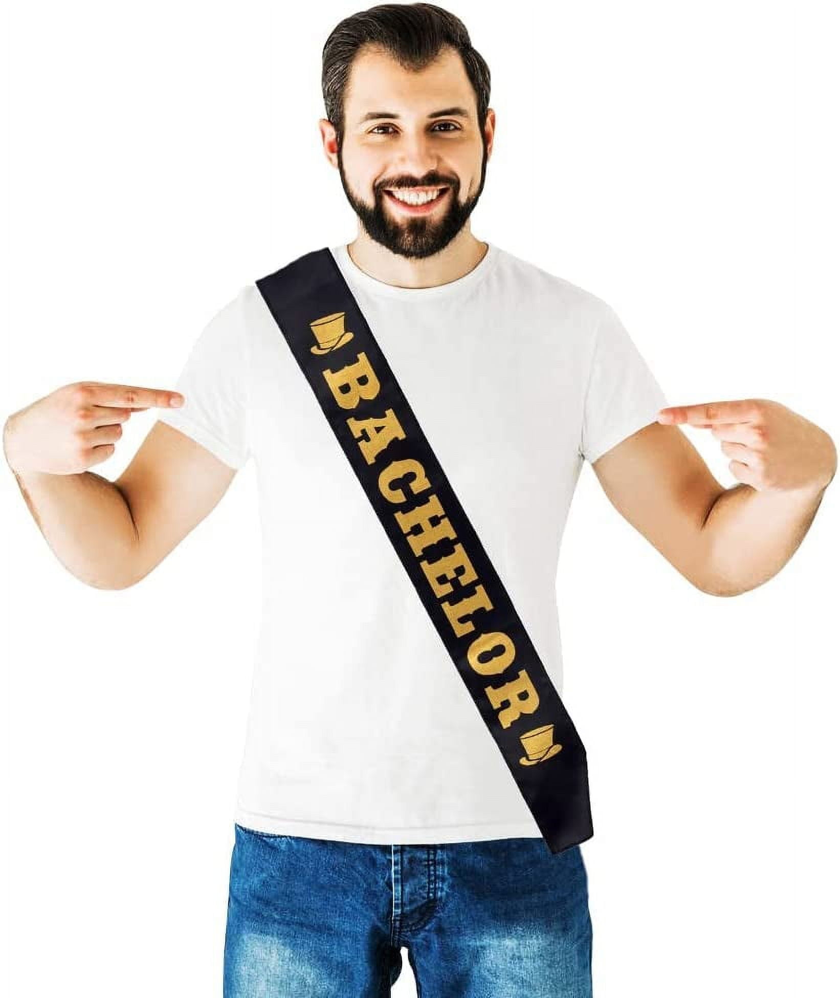 Brosash Bachelor Party Sash - Classy Groom To Be Sash with Gold ...