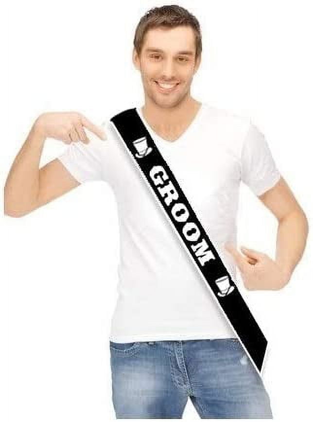 Brosash Groom Sash: Premium Polyester Satin for Bachelor Party ...